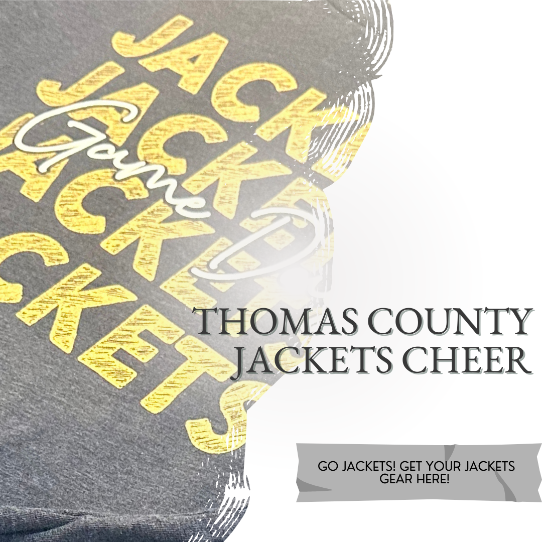 Thomas County Jackets Cheer – Gray Graphics Apparel/ Gin Pond Apparel